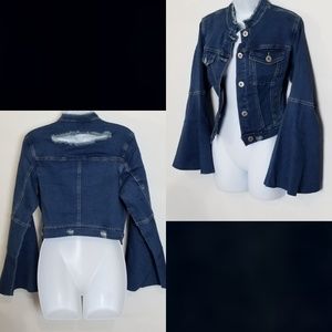 Jackets & Coats | Bell Sleeves Jean Jacket | Poshmark